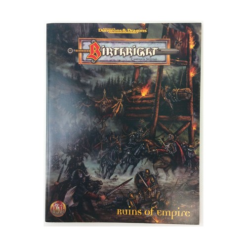 TSR Birthright Birthright Campaign Setting - Ruins of Empire Only! VG+ ...