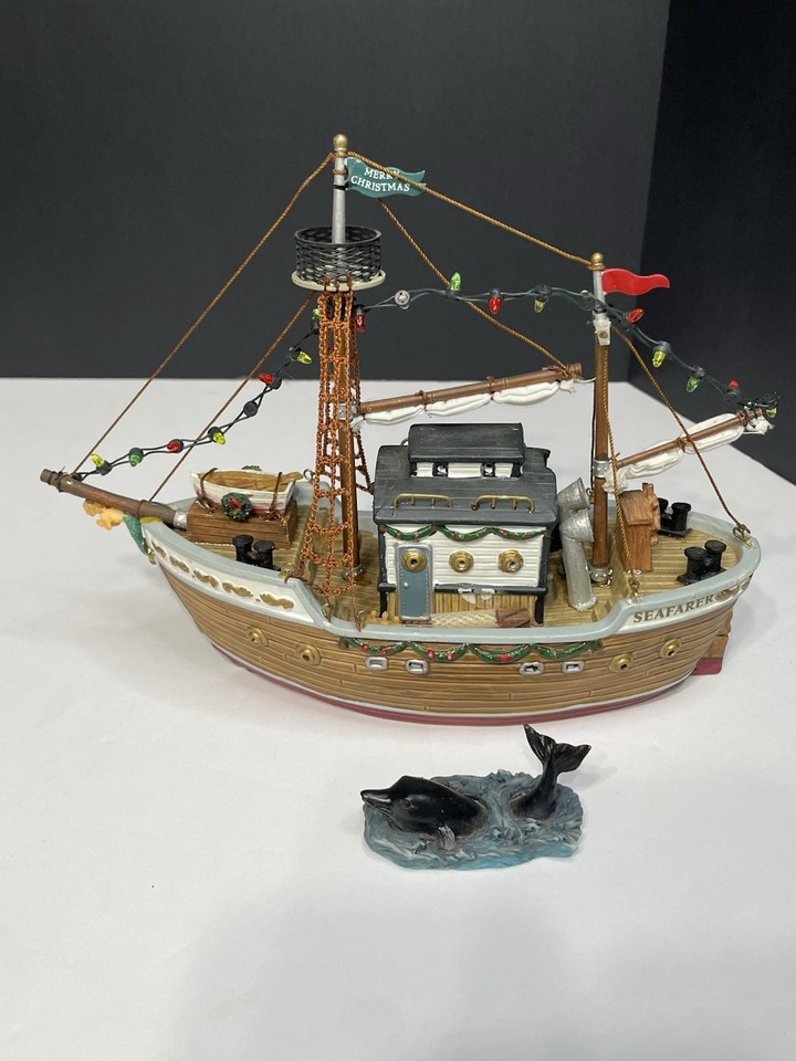 Lemax Carole Towne 2002 Seafarer Boat Ship Christmas Village (C4) | eBay
