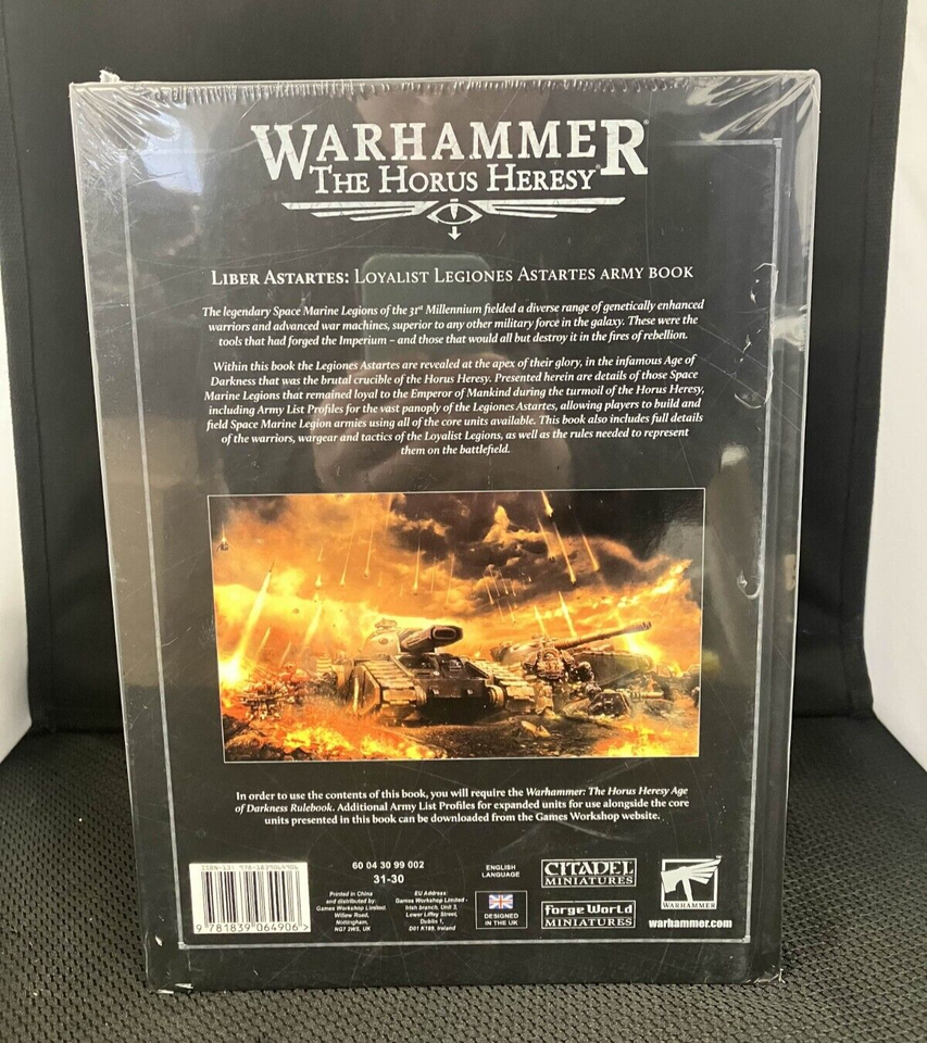Warhammer Horus Heresy Liber Astartes: Loyalist Legiones Astares Army ...