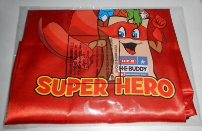 H-E-B HEB Grocery Store H-E-Buddy Kids Superhero Costume Cape and Mask ...