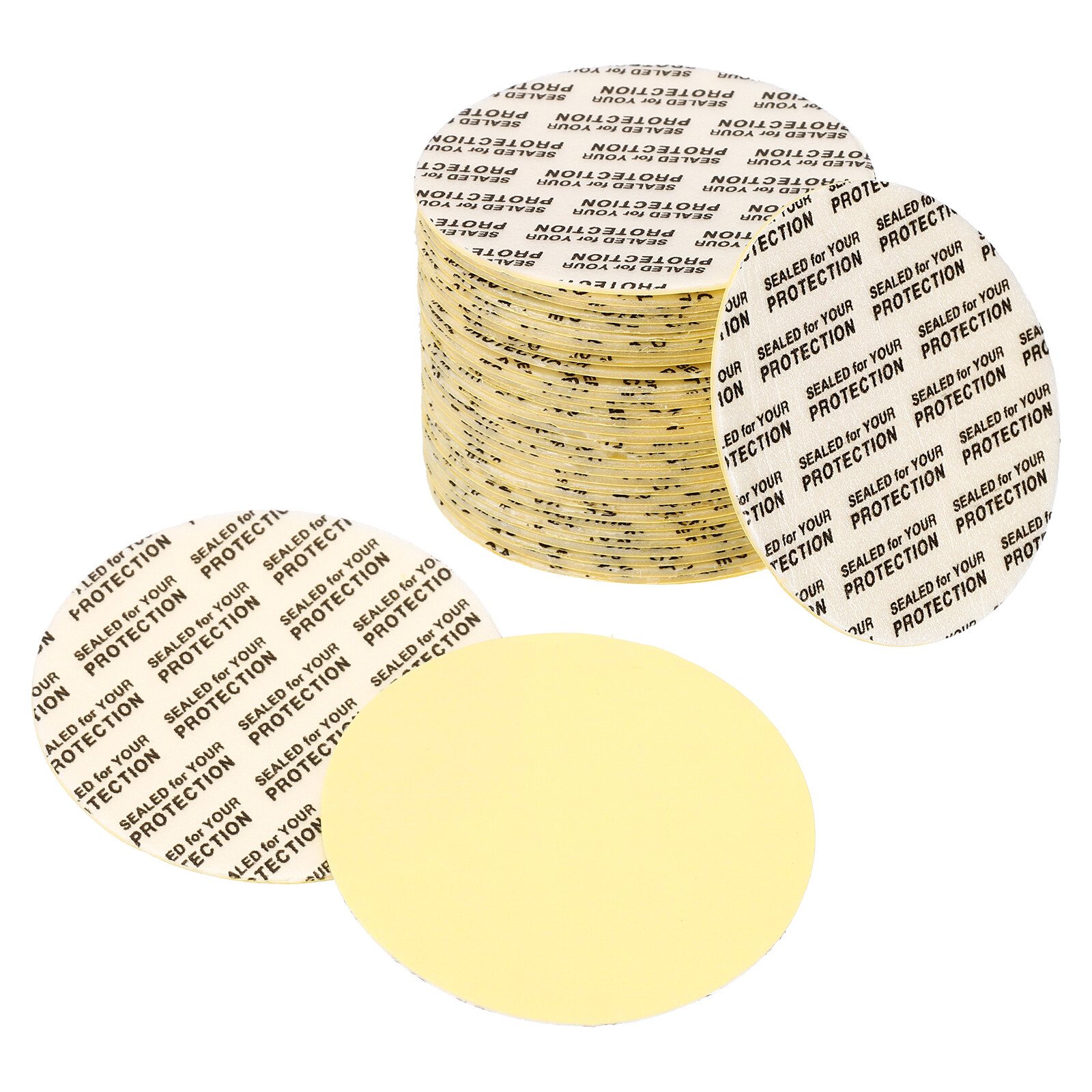 400 Pcs 48mm/1.9inch Pressure Sensitive Seal with Dustproof Paper Back ...