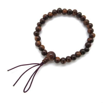 Men Women Sendan wood Bracelet Japanese Juzu Prayer beads Rosary Cool ...