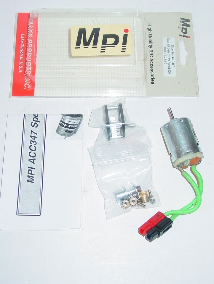 Maxx Products Mpi Gear Box ACC347, w/Rocket 400 Motor, RC | eBay