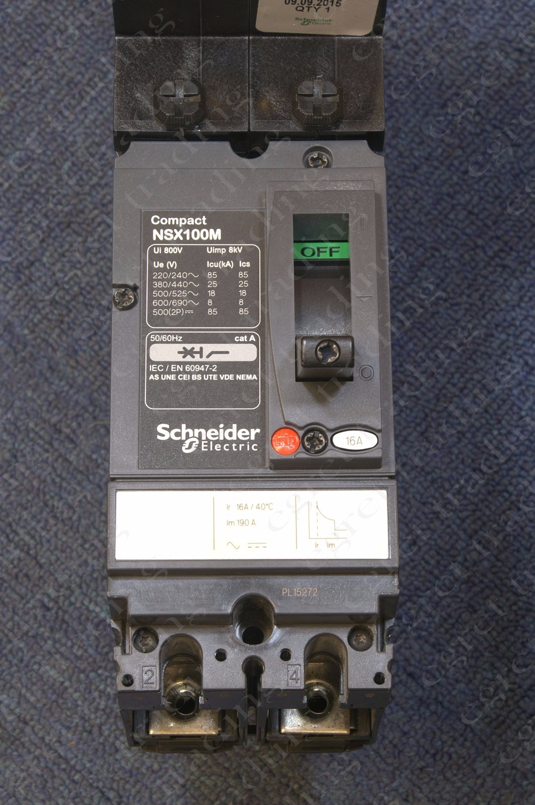 Merlin Gerin Schneider MGP0162L1N - 16A Panelboard MCCB MCB Compact ...