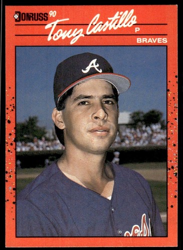 1990 Donruss Baseball Card Tony Castillo Atlanta Braves #592 | eBay
