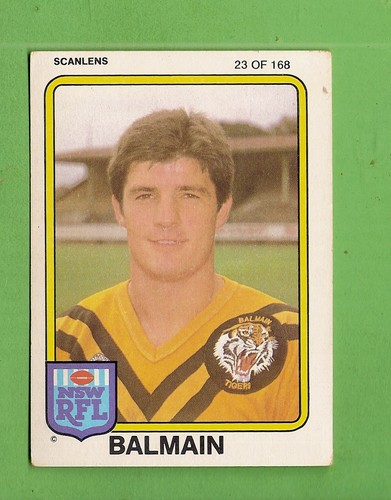 1981 BALMAIN TIGERS SCANLENS RUGBY LEAGUE CARD #23 WAYNE MIRANDA | eBay ...