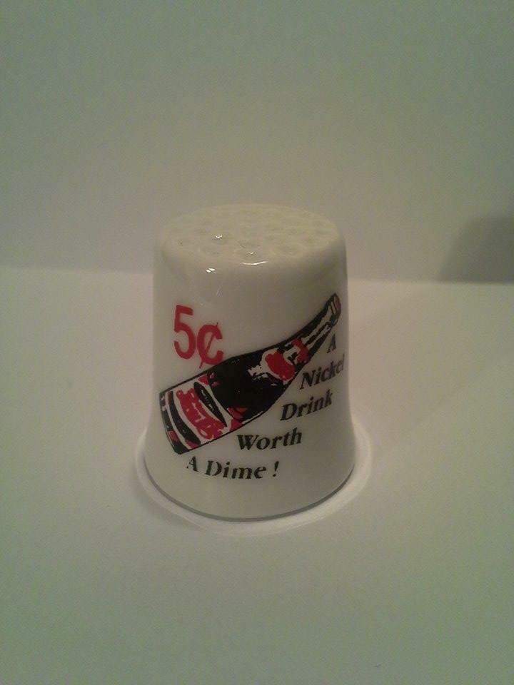 Pepsi Cola Nickel Drink Collectible Porcelain Thimble | eBay