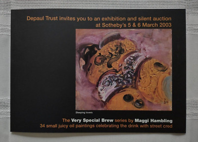 Maggi Hambling - Invitation to Exclusive Private View at Sothebys. 2003 ...