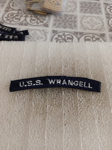 Patch armée us Navy Tab USS WRANGELL original | eBay