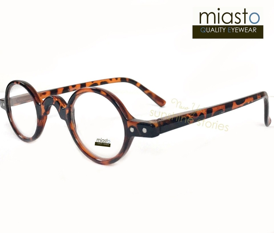 MIASTO "MINI ITALY" EXTRA SMALL ROUND RETRO BOHO VINTAGE READERS ...