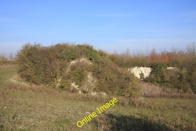 Photo 12x8 Chalk pit, Reach Reach/TL5666 Old pit, from the days of ...
