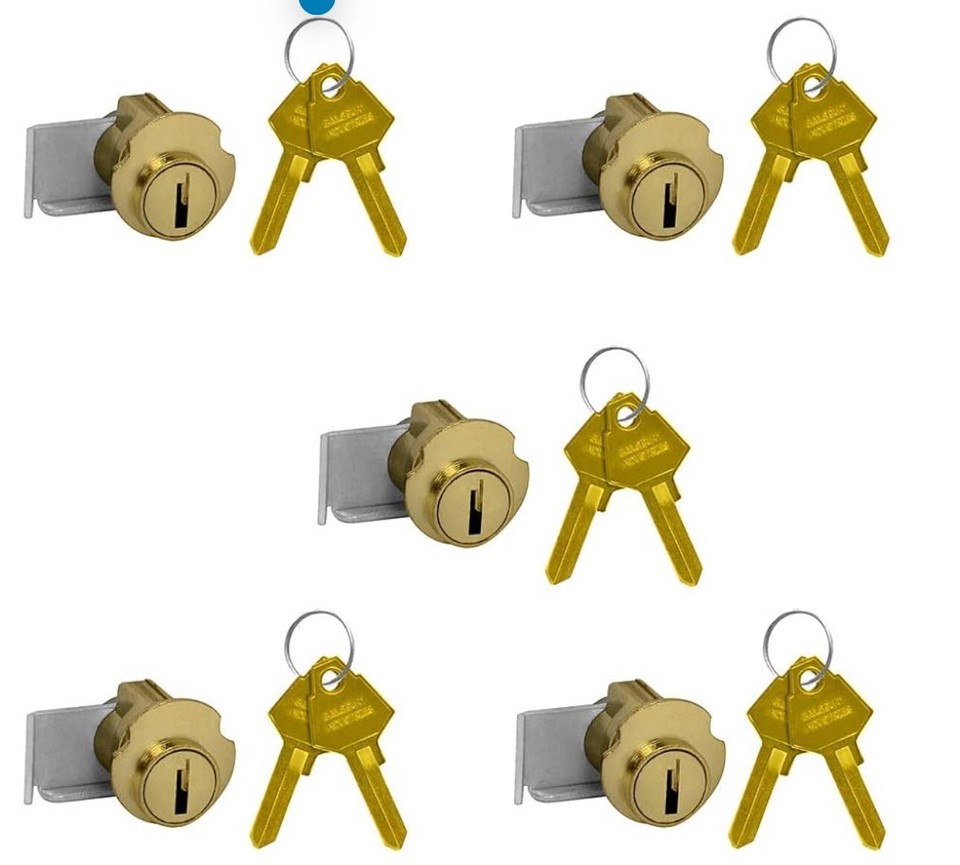 Cluster Mailboxes Brass Rear Loading with 15 New Salsbury Americana ...