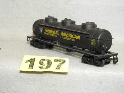.AHM HO SCALE GENERAL AMERICAN THREE DOME TANK CAR EXCELLENT READY TO ...