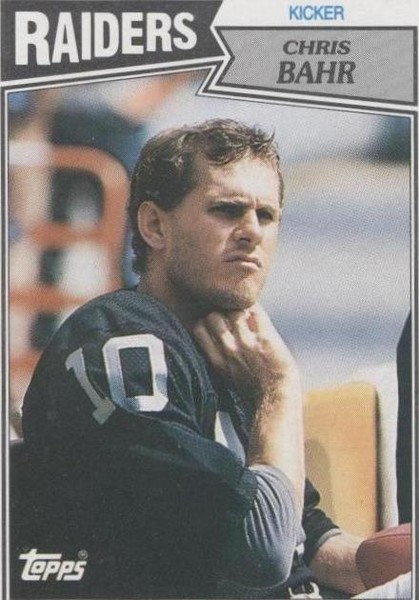 1987 Topps - #219 Chris Bahr for sale online | eBay