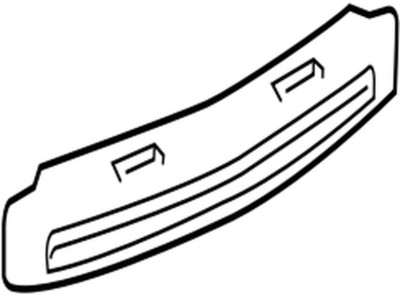 52615-53130 Toyota Absorber, rear bumper energy 5261553130, New Genuine ...