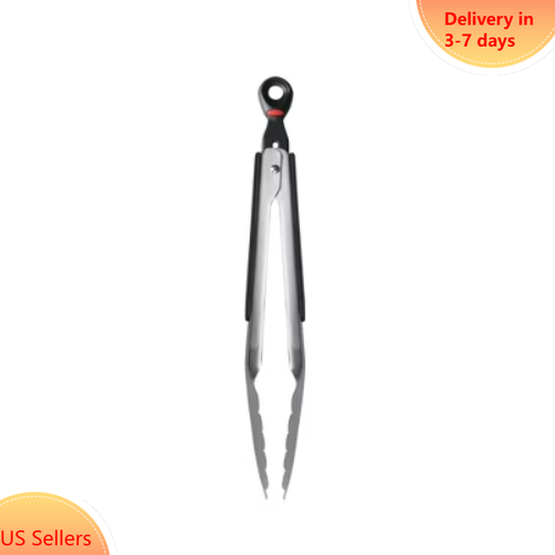 OXO 9" Locking Tongs: Stainless Steel, Dishwasher-Safe | eBay