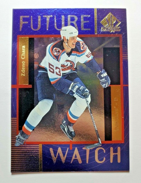 1997-98 SP Authentic Zdeno Chara Future Watch RC Rookie Card #186 | eBay