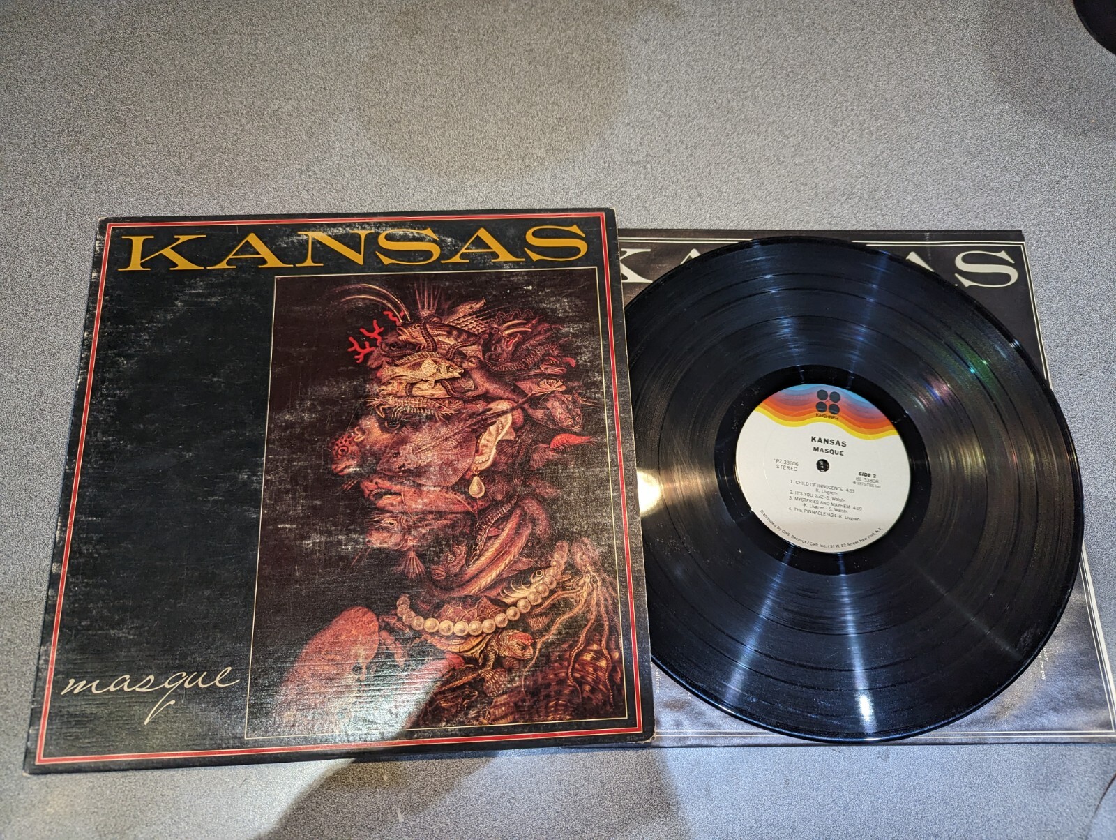 Kansas - Masque Kirshner records VG++/VG Vinyl lp | eBay