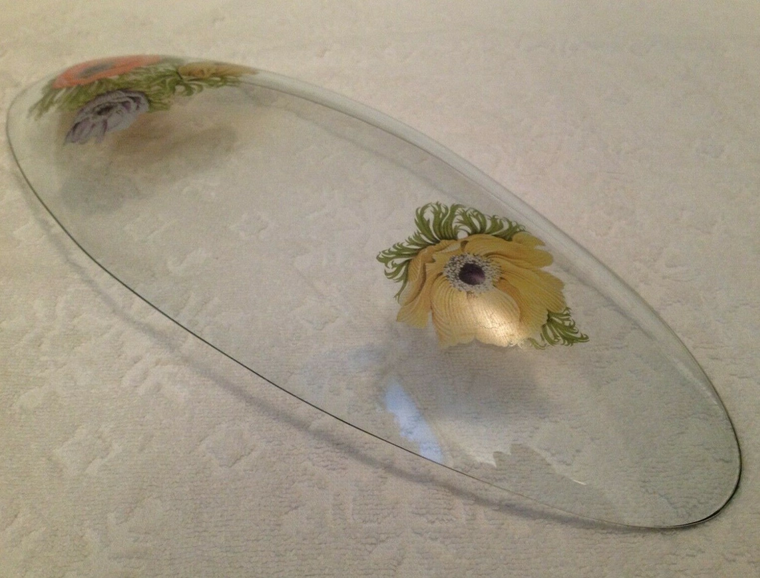 Vintage Chance Glass ENGLAND 1965+; Fiestaware Anemone-Pattern Long ...