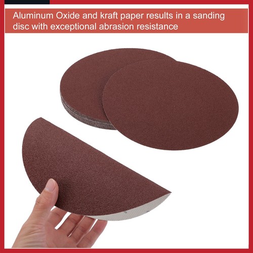 8 Inch Sanding Discs Round Hook and Loop Sandpaper 60 Grits - 15 PCS ...