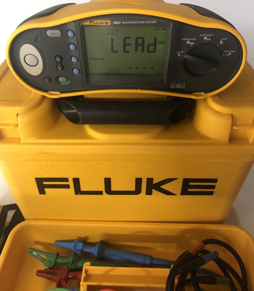 Fluke 1651 MFT Multifunction Installation Electrical Tester Excellent ...
