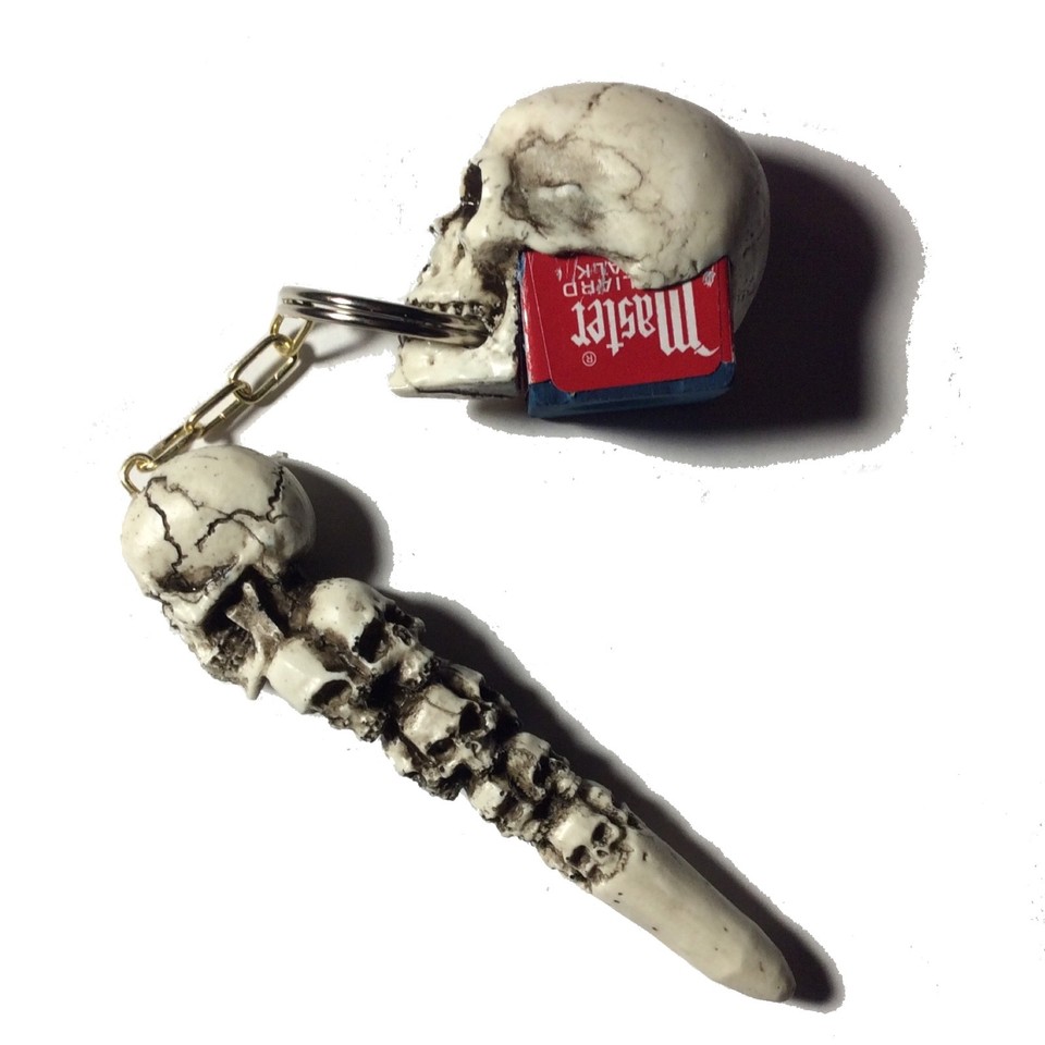 Made in USA Skull Pool Billiards Cue Pocket Chalker Holder Chalk Stick ...