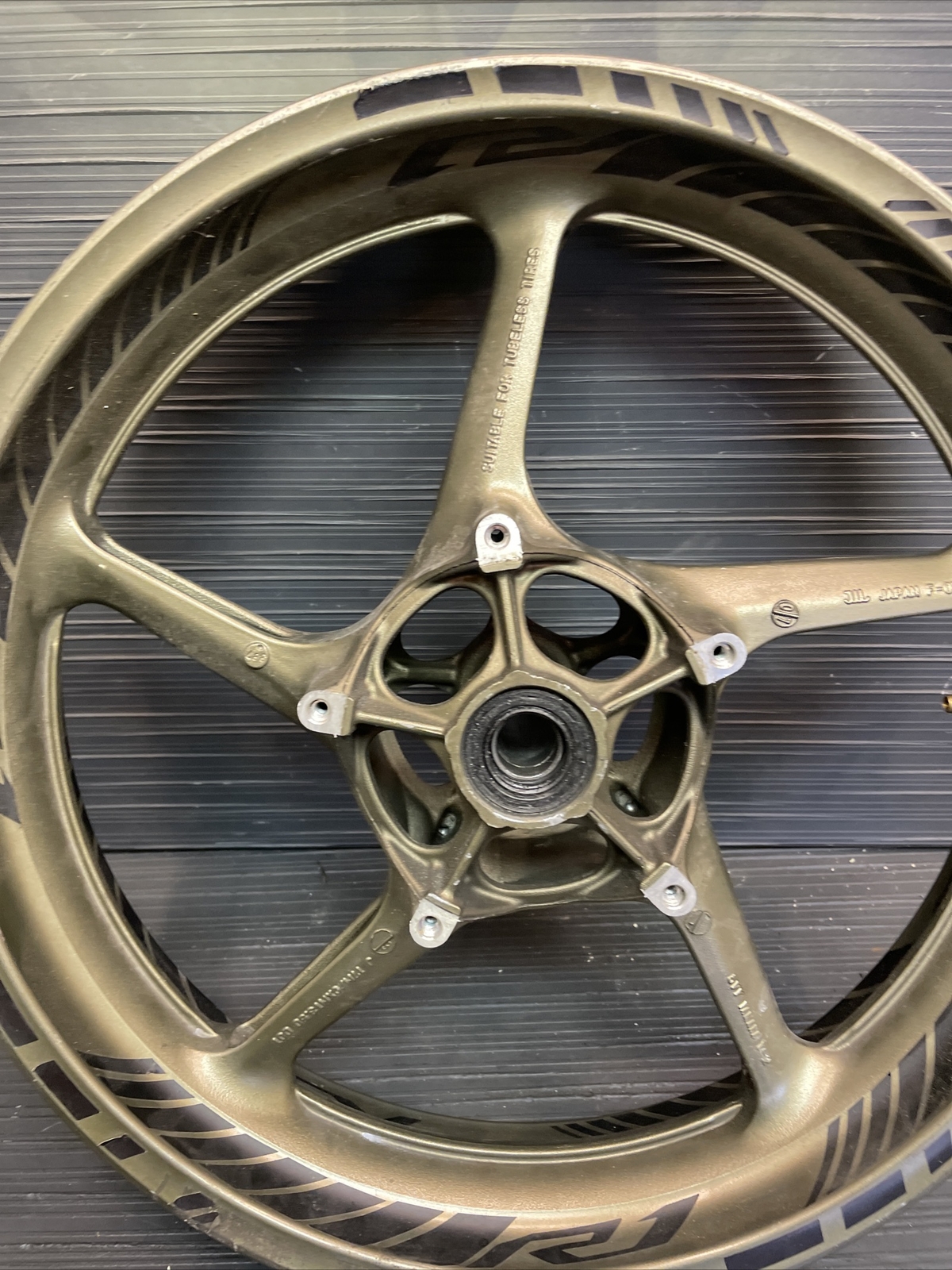 2008 Yamaha YZF R1, Front rim, front wheel, #5523 | eBay
