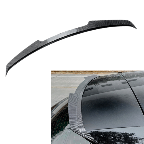 For Audi Q8 SQ8 RSQ8 2019-2025 2024 Carbon Look Rear Trunk Roof Spoiler ...