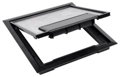 Steel City 667-CST-SW-BLK, Black, Non-Metallic, Square, Floor Box Cover ...