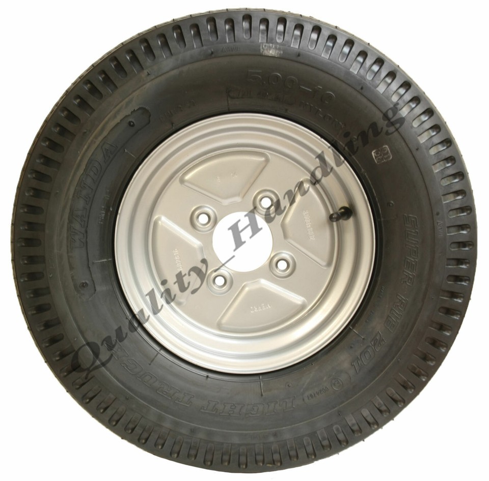 High speed twin axle trailer kit 5.00-10 road legal wheels hub & stub ...