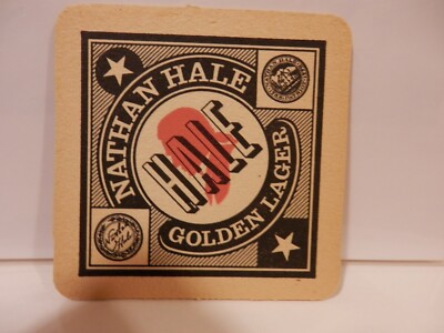 Nathan Hale Golden Lager beer (34) coasters, 1990, rare coasters | eBay