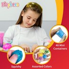 Mini Putty with Glitter - 48 Pack Neon Color Sludge Educational Party ...