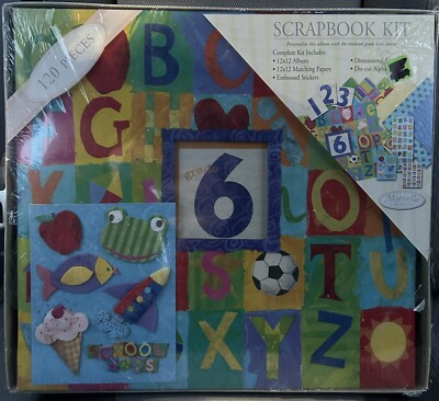 Marcella SCHOOL DAYS Complete Scrapbook Kit 12 x 12in NEW Sealed 120 ...