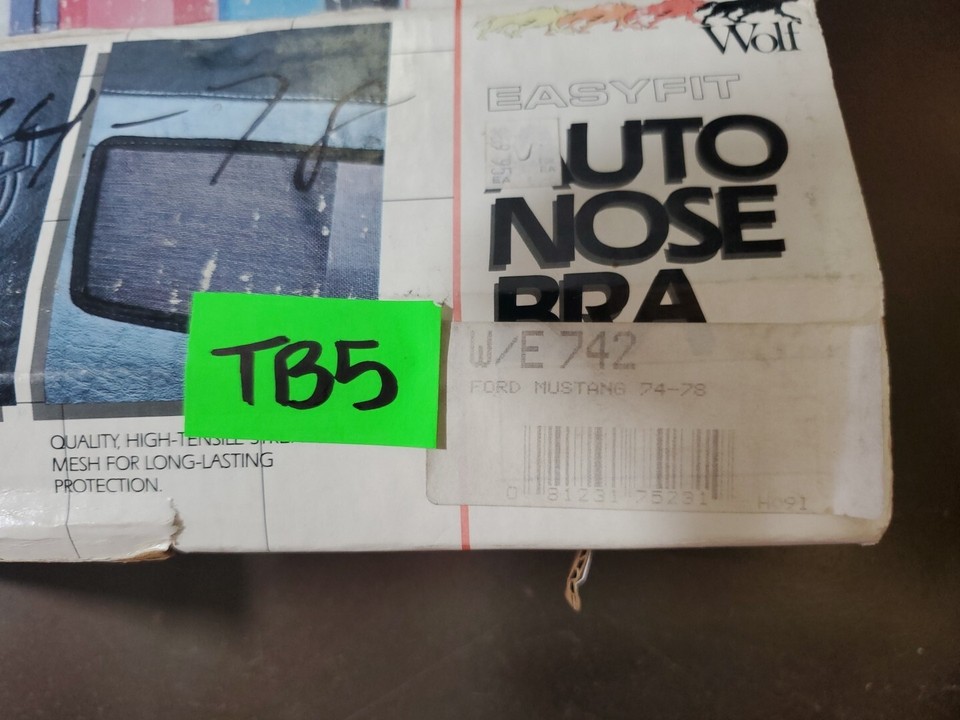 Wolf Easy Fit Auto Nose Bra for 1974-78 Ford Mustang W/E742 New | eBay