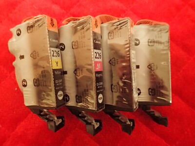 Canon - Genuine '226' - Yellow, Magenta, Cyan, & Black - SEALED - Lot ...