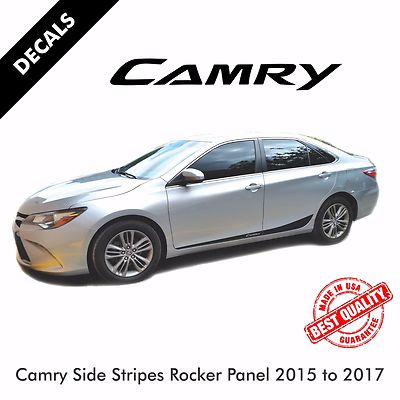 Toyota Camry Pre-Cut Side Stripes Rocker Panel Decals Vinyl 2015 to ...