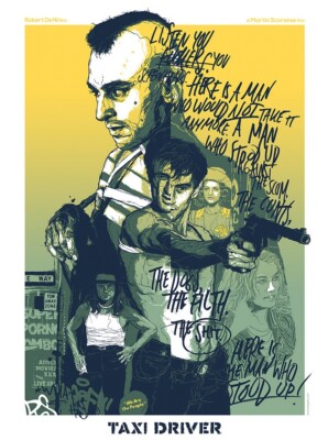 Grzegorz Domardzki GABZ - Taxi Driver - SOLD OUT movie poster print ...