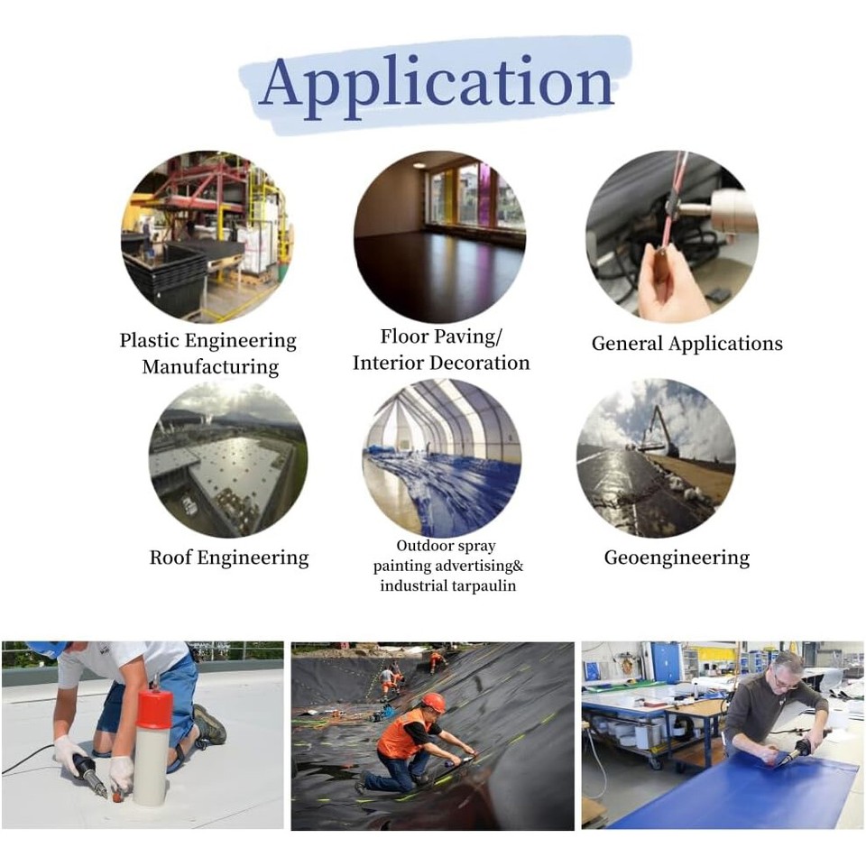 Weldy 1600W Hot Air Torch Plastic Welding Gun Welder Tools Flooring ...