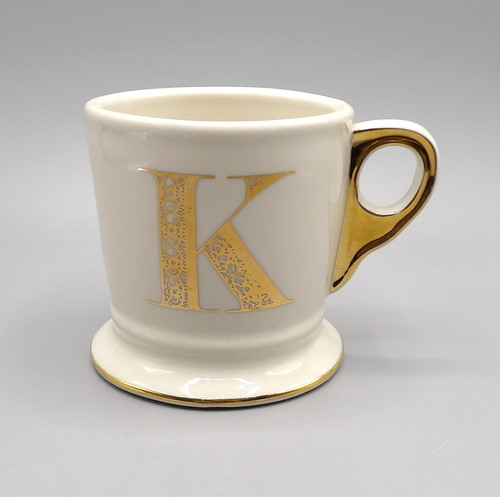 Monogrammed Mug Gold by Anthropologie Letter K Coffee Cup Mug | eBay