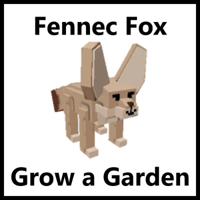 Fennec Fox Pet - Grow a Garden Roblox | eBay