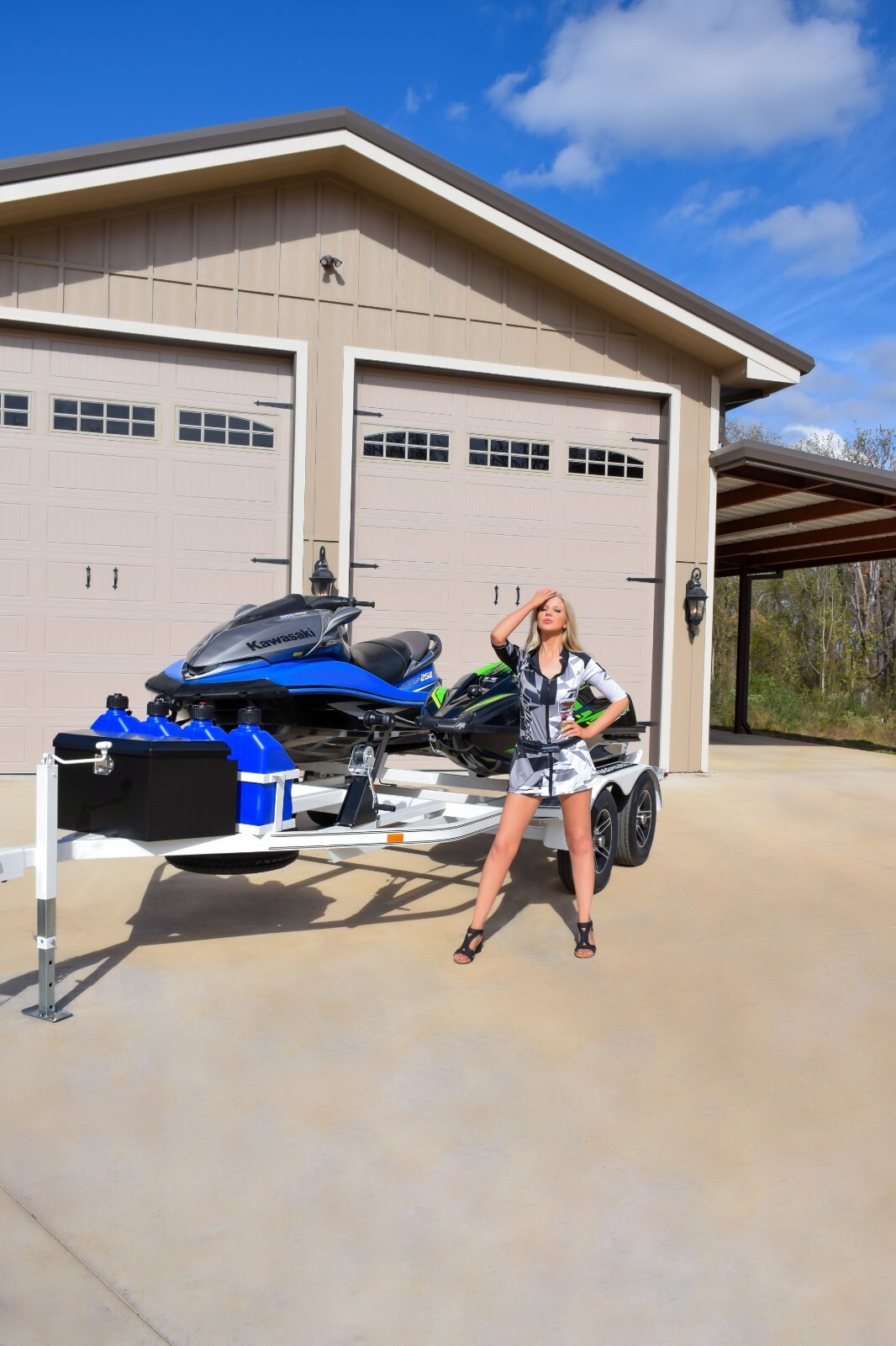 2 Place | Jetski Personal Watercraft PWC Trailer | Sitdown/Stand-Up ...