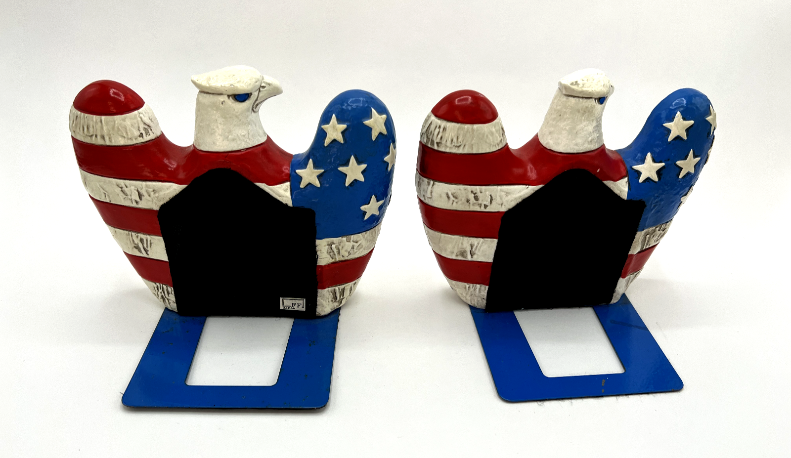 1970s Funky Fitz & Floyd Patriotic Red, White & Blue Composite EAGLE ...
