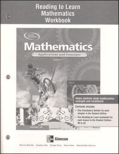 Mathematics Reading to Learn Mathematics Workbook : Applications and ...