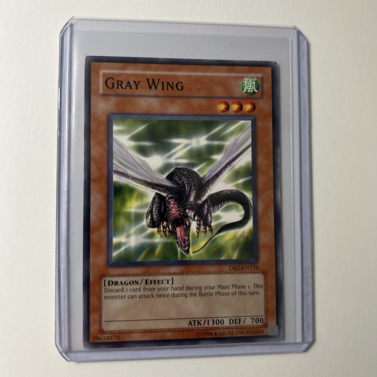 Gray Wing DB2-EN156 Common Dark Beginning 2 YuGiOh Card Near Mint | eBay
