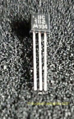 Micro Electronics BC182 NPN Amplifier Transistor (TO-92) (Pk of 5 ...