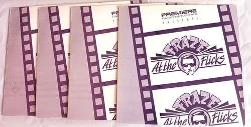 Fraze At The Flicks Lot of 4 Vinyl Radio Show Movie Reviews with Cue ...