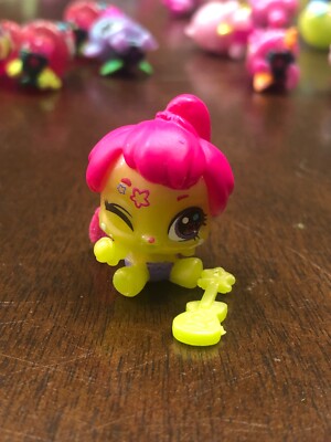 Hatchimals Colleggtibles Shimmer Babies Figure Toy Yellow Pup Pink Hair ...