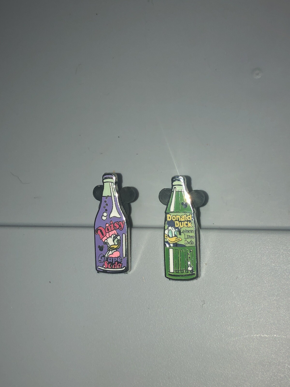 Disney Hidden Mickey Pin Soda Pop Bottle Lemon Lime Donald Grape Daisy ...