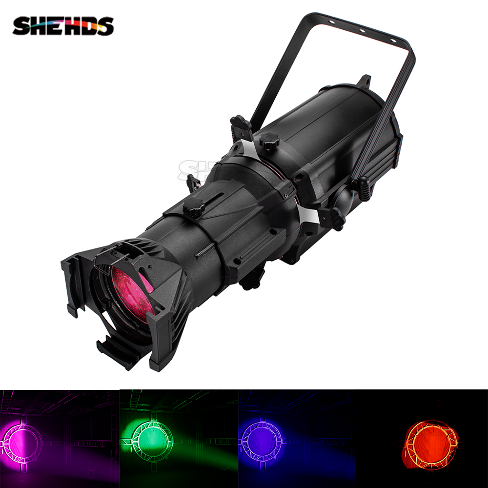 LED 250W LEKO Profile Spotlight RGBW 4IN1 Par Lights For DJ Disco Party ...