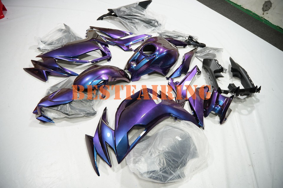 Chameleon Blue Purple Fairing Kit w/Tank for Kawasaki Ninja 650 2020 ...